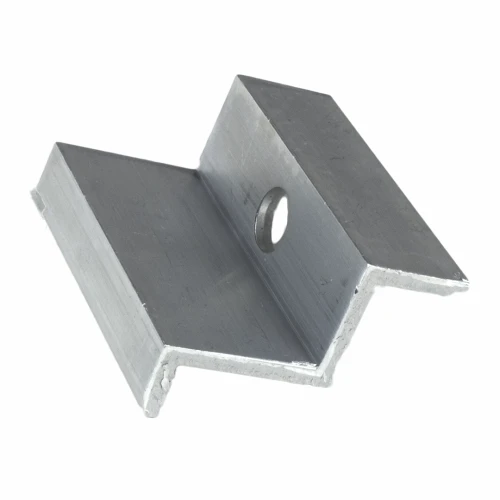 End clamp H35 aluminum 6060 hole M8